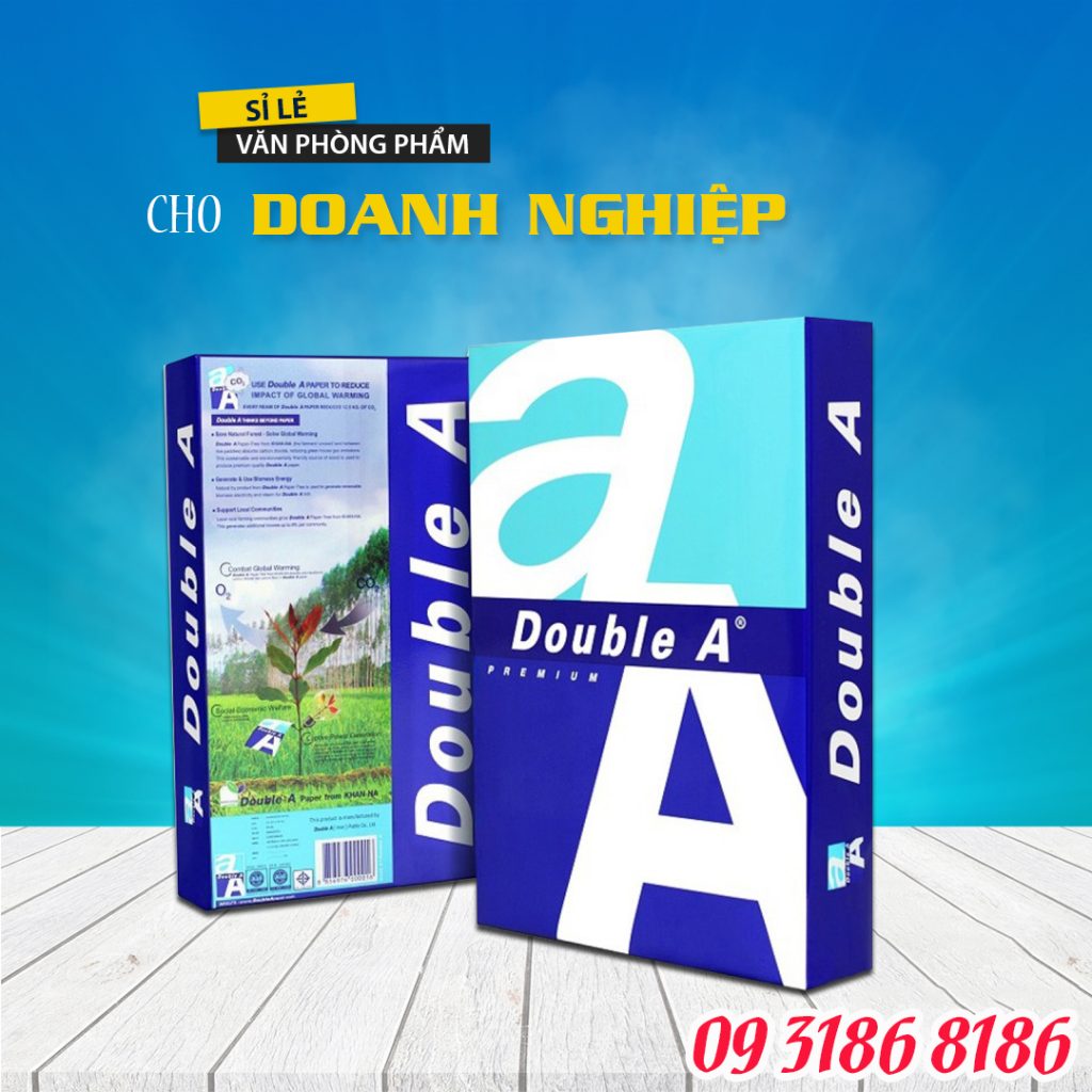 Giấy A4 Double A 70 gsm - VPP Khai Trí